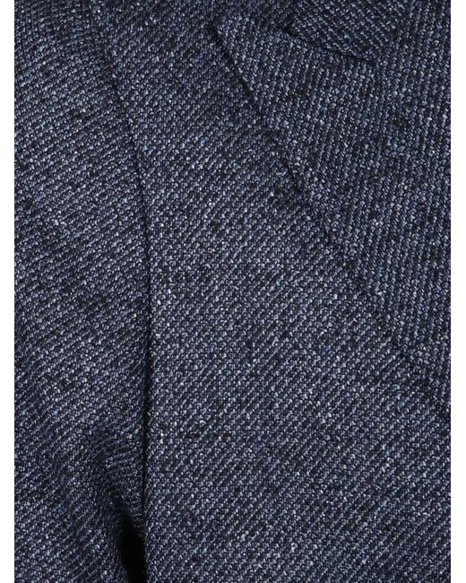 Tagliatore Montecarlo Double-Breasted Jacket in Blue for Men | Lyst