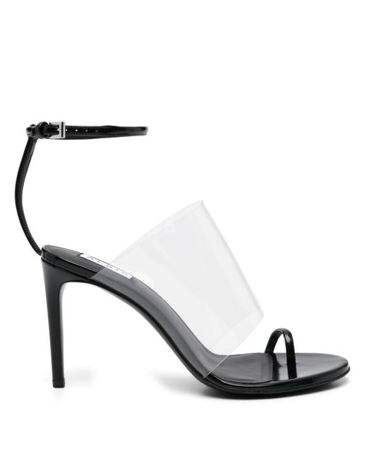 Alaïa Sandal With Transparent Band in Black | Lyst