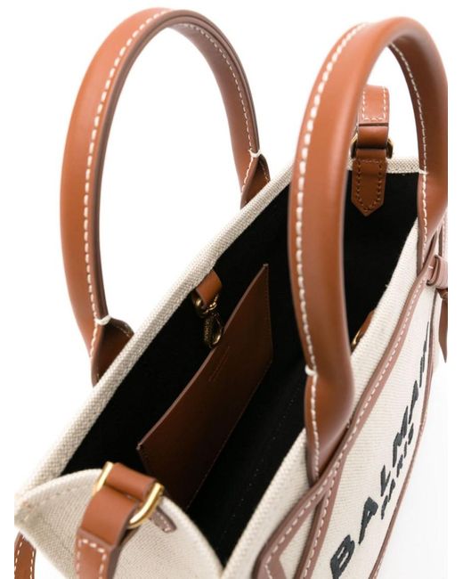 Balmain B-Army Medium Canvas Crossbody Bag in Pink | Lyst