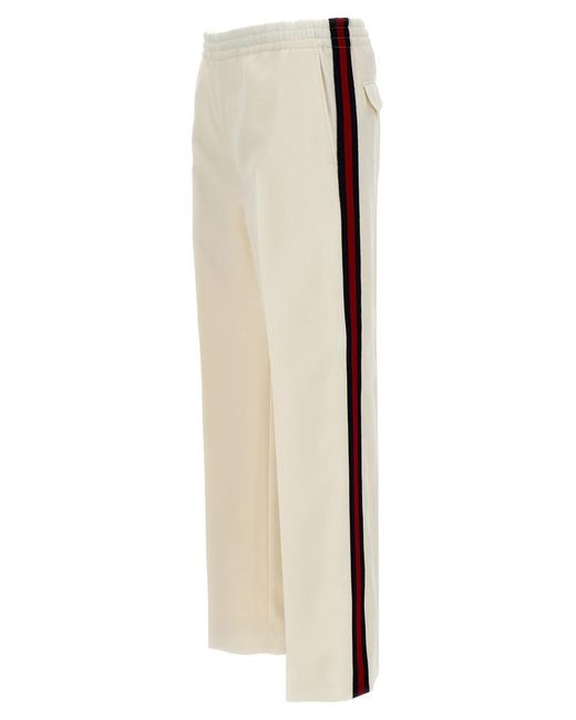 Gucci Straight Leg Pant in Natural for Men | Lyst