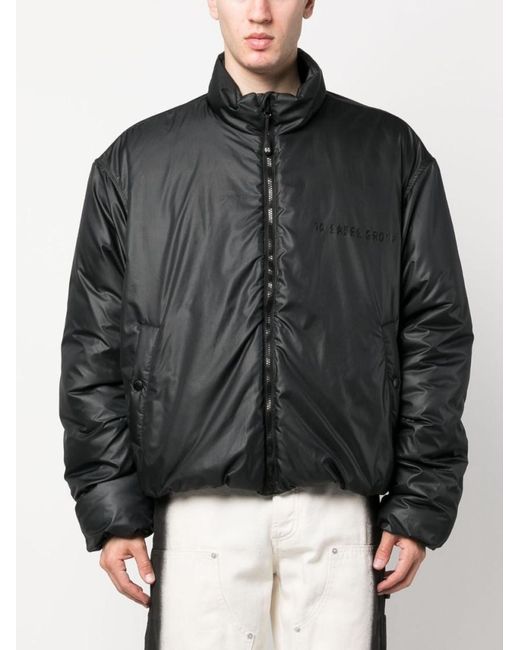 44 Label Group Logo Jacket in Black for Men | Lyst