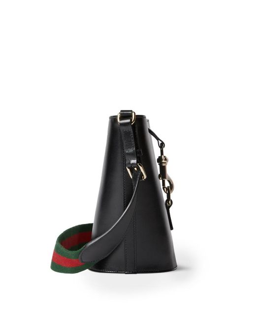 Gucci Logo Mini Shoulder Bag in Black | Lyst