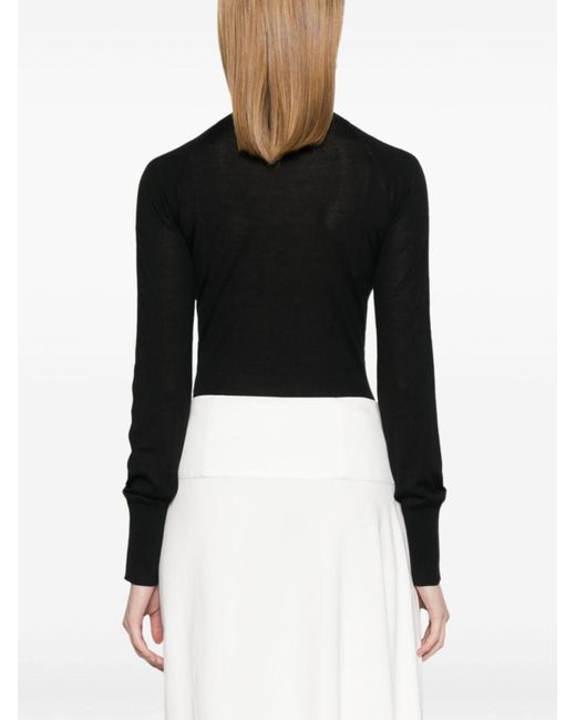 Alaïa Sheer Body in Black | Lyst