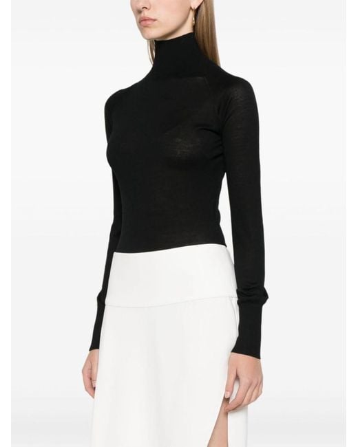 Alaïa Sheer Body in Black | Lyst