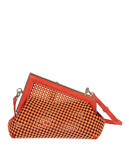 Fendi First Bag in Red | Lyst