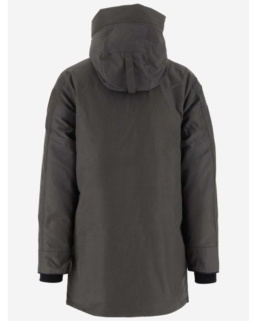 Canada Goose Dark Logo Patch Jacket in Gray for Men | Lyst