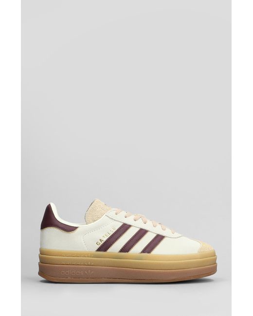 adidas Gazelle Bold Sneakers In Beige Suede in Natural | Lyst