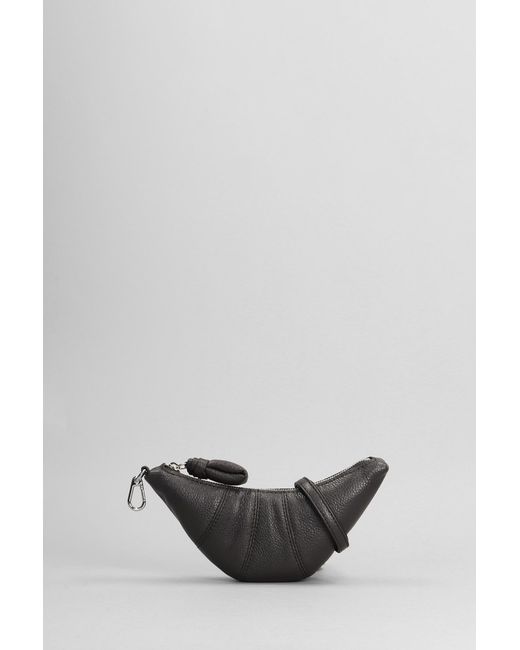 Lemaire Crossiant Coin Shoulder Bag In Brown Leather in Gray | Lyst