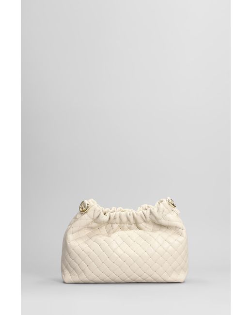 Marc Ellis Helena Plot Shoulder Bag In Beige Faux Leather in Natural | Lyst