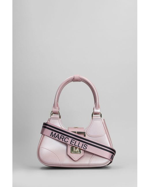 Marc Ellis Flat Circle Shoulder Bag In Rose-pink Pvc | Lyst