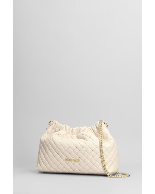 Marc Ellis Helena Plot Shoulder Bag In Beige Faux Leather in Natural | Lyst