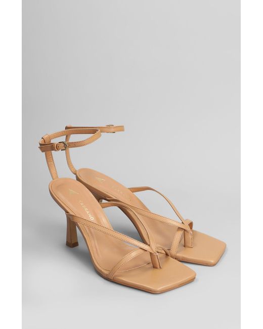 Carrano Sandals In Leather Color Leather | Lyst