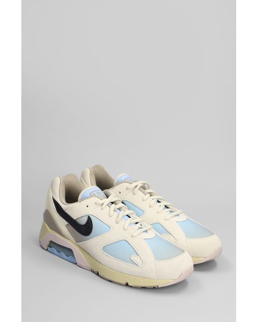 Nike Air 180 Sneakers In Beige Suede And Fabric in Natural for Men | Lyst