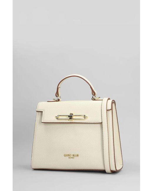 Marc Ellis Iris L Hand Bag In White Faux Leather in Natural | Lyst