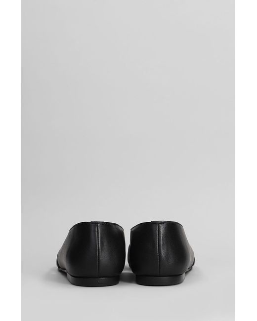 Alohas Ravena Ballet Flats In Black Leather in Gray | Lyst
