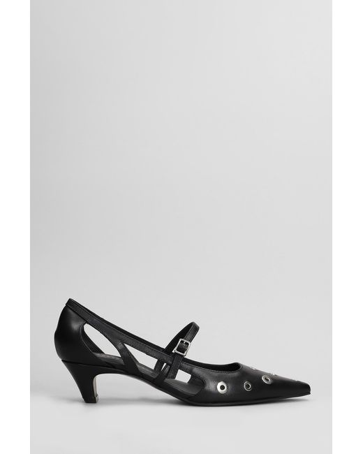 Roberto Festa Punk Pumps In Black Leather | Lyst