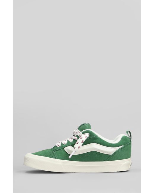Vans Knu Skool Sneakers in Green | Lyst