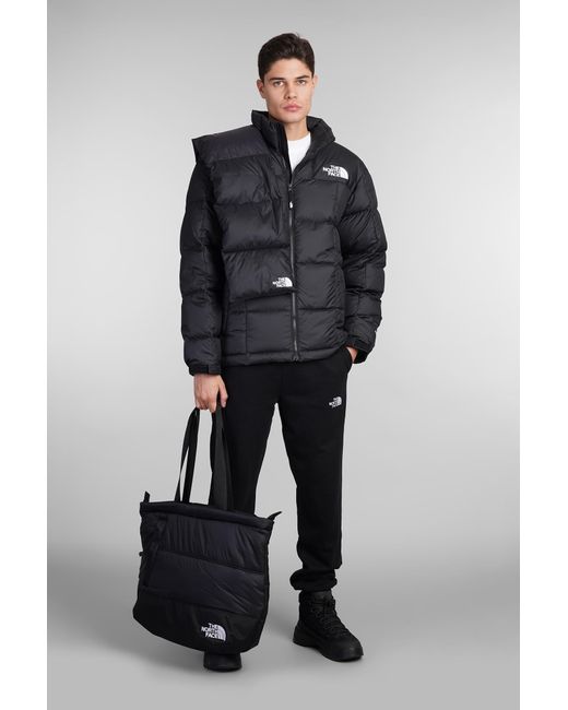 The North Face Lhotse Jacket Puffer In Black Polyamide in Gray for Men ...