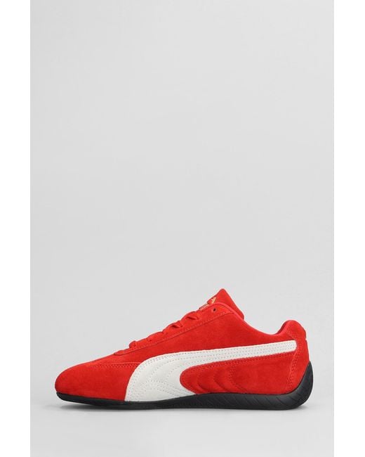 PUMA Speedcat Og Sneakers In Red Suede | Lyst