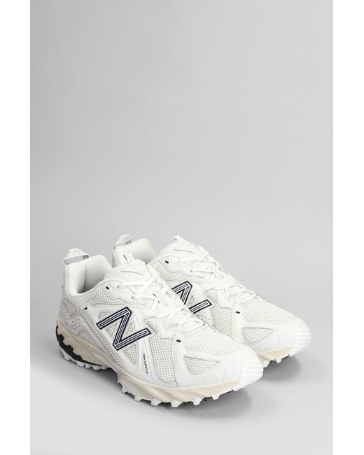 New Balance 610 Sneakers In White Leather And Fabric for Men | Lyst