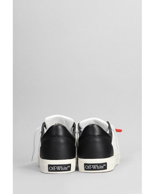 Off-White c/o Virgil Abloh Off- New Low Vulcanized Sneakers in White | Lyst
