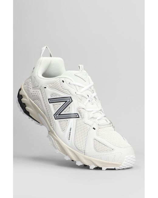 New Balance 610 Sneakers In White Leather And Fabric for Men | Lyst