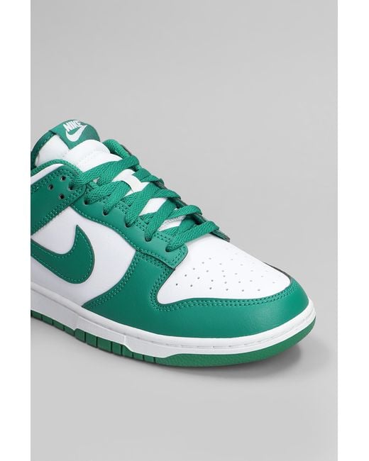 Nike Dunk Low Retro in Green for Men | Lyst