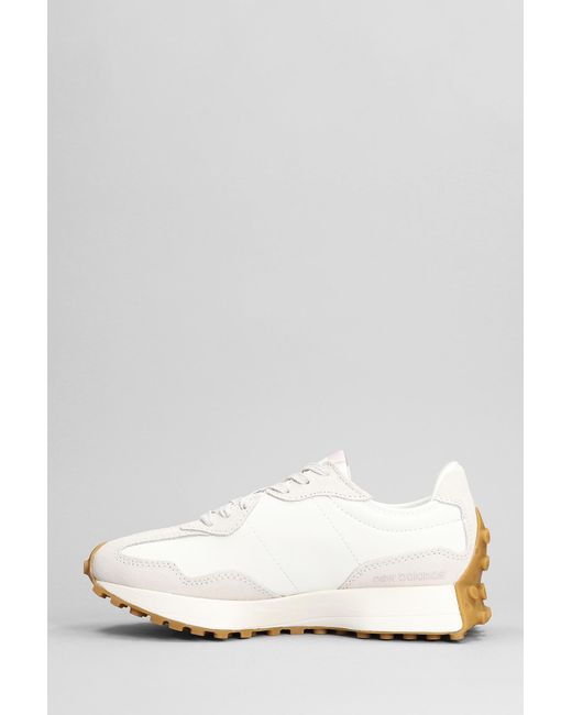 New Balance 327 in White | Lyst