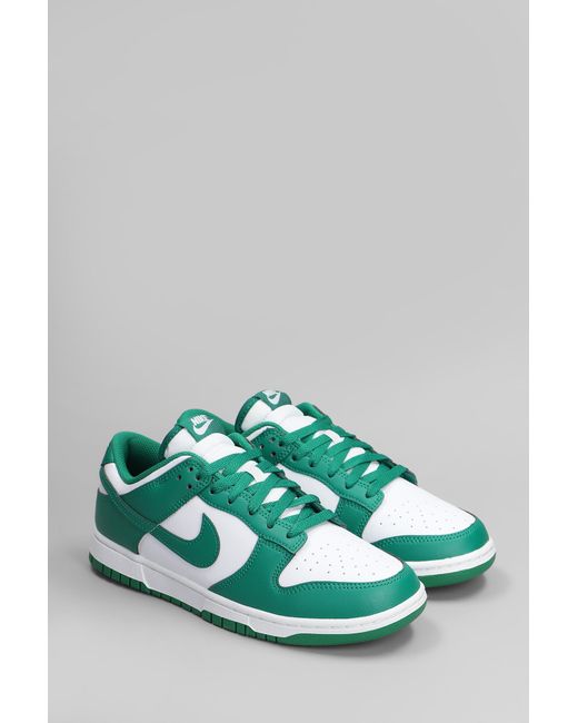 Nike Dunk Low Retro in Green for Men | Lyst
