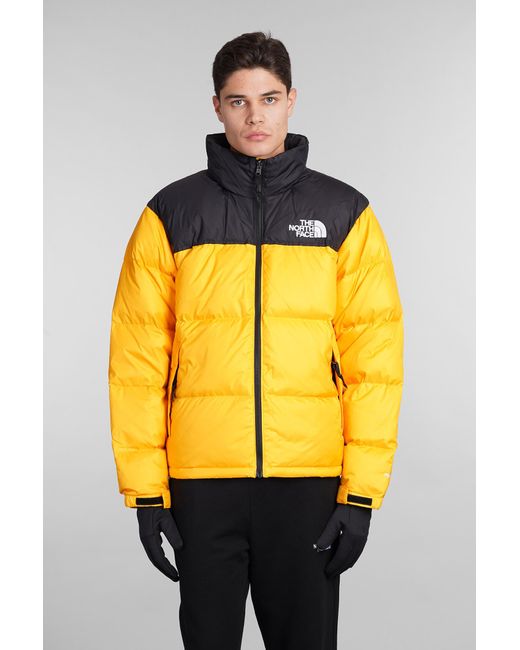 The North Face 96 Retro Nuptse Puffer In Orange Polyamide in Yellow for ...