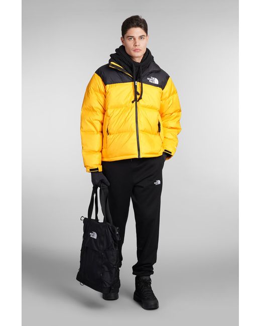 The North Face 96 Retro Nuptse Puffer In Orange Polyamide in Yellow for ...