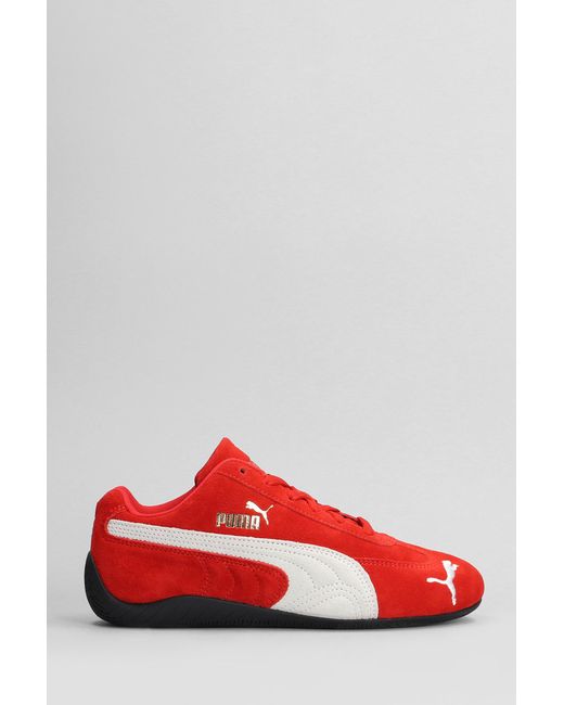 PUMA Speedcat Og Sneakers In Red Suede | Lyst