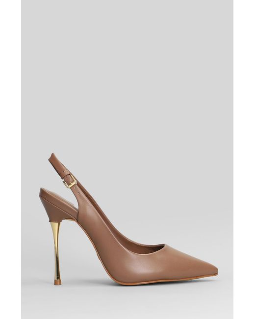 Carrano Pumps In Brown Leather | Lyst