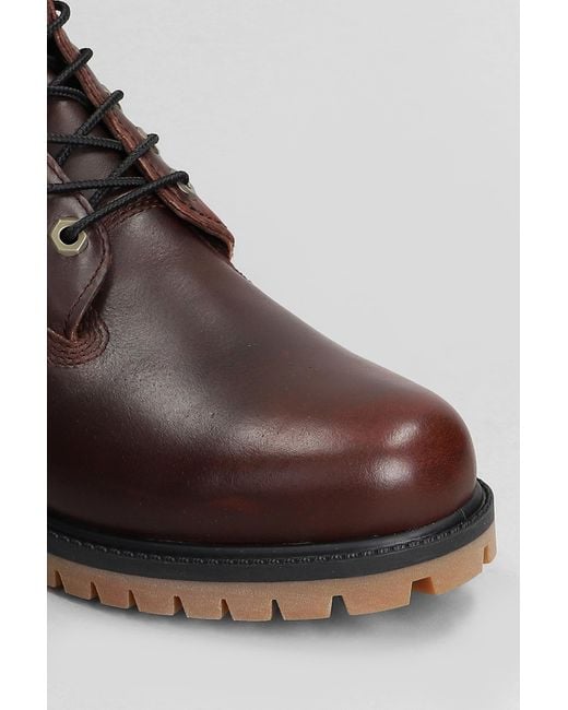 Timberland Heritage 6Lace Combat Boots in Brown for Men | Lyst