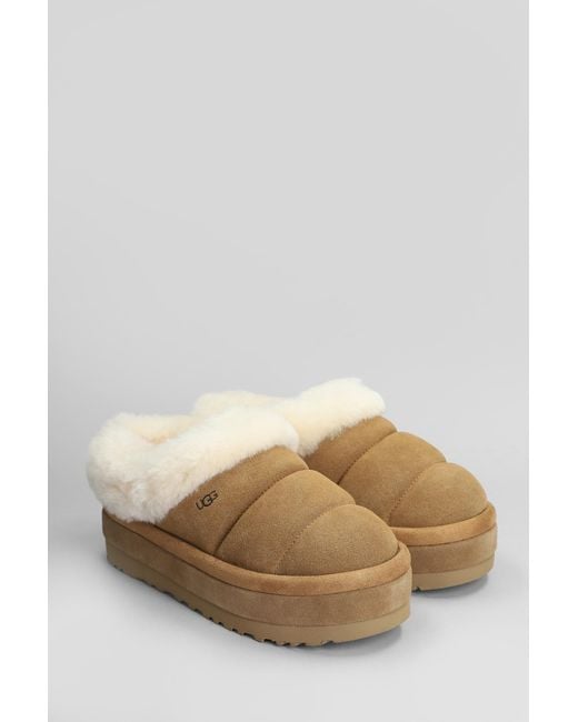 UGG Tazzlita Slipper-mule In Leather Color Suede | Lyst