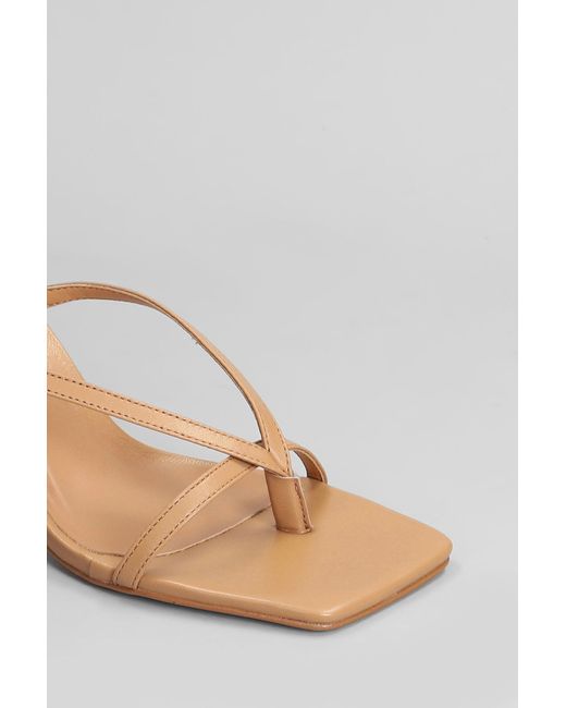 Carrano Sandals In Leather Color Leather | Lyst