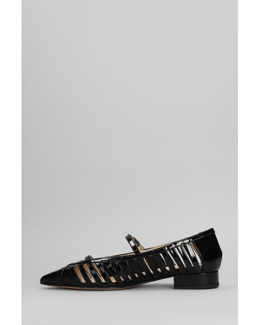 Anna F. Pumps In Black Patent Leather in Gray | Lyst