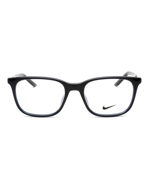 Nike 7255 Eyeglasses Obsidian / Clear Lens in Black | Lyst
