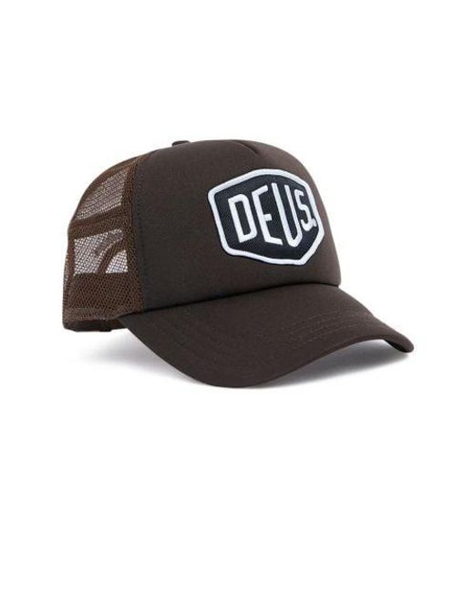 Deus Ex Machina Choc Baylands Trucker Cap in Black for Men | Lyst UK