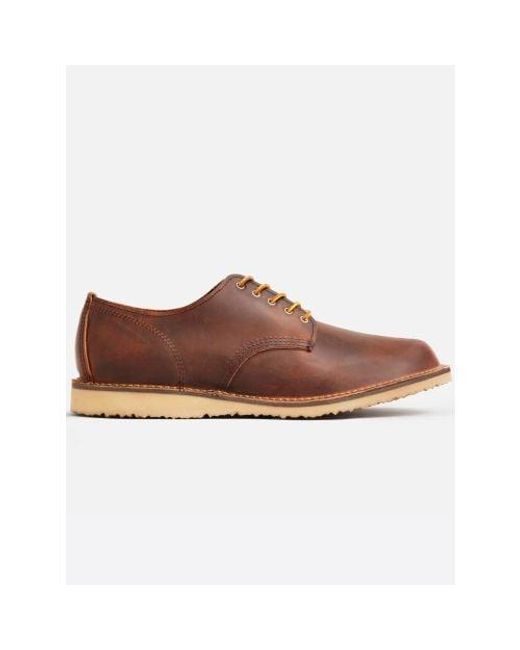 Red Wing Copper Rough & Tough Weekender Oxford Boot in Brown for Men ...