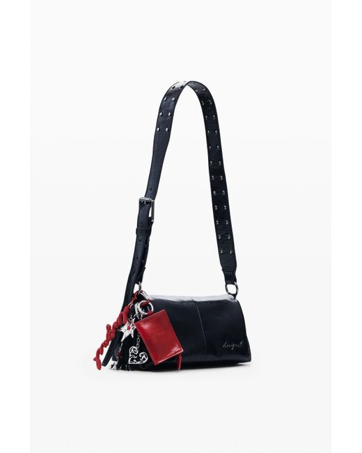 Desigual Small Shiny Crossbody Bag in White | Lyst
