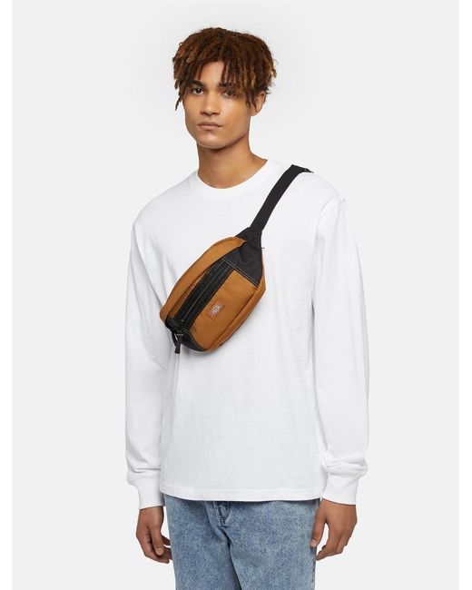 Dickies Ashville Pouch Bag in White | Lyst UK