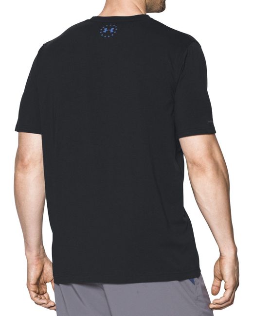 under armour thin blue line shirt