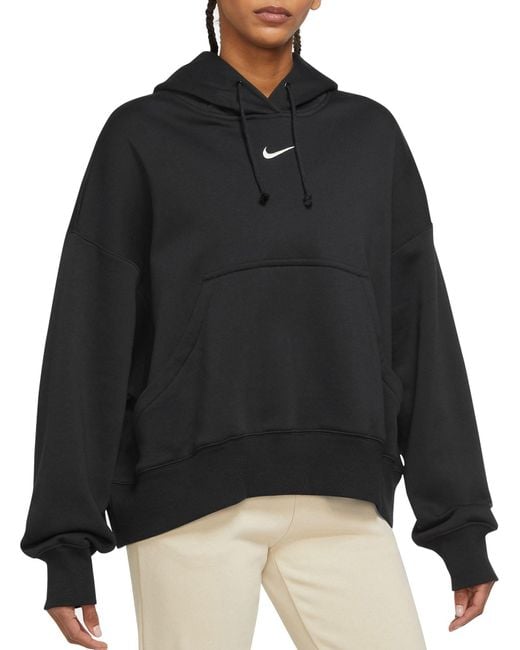 Nike Sportswear Phoenix Fleece Pullover Hoodie In Black Lyst