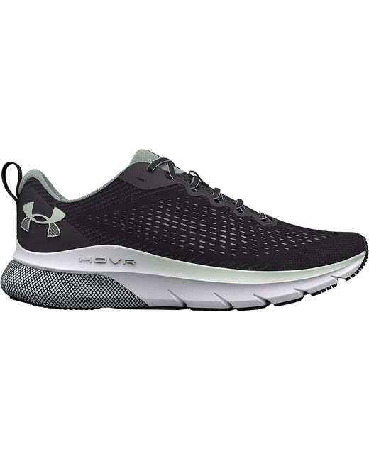 Under Armour Lace Hovr Turbulence Running Shoes In Greywhitegreen Black Lyst