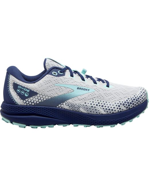 Brooks Rubber Divide 3 Trail Running Shoes in White/Blue (Blue) | Lyst Brooks Rubber Divide 3 Trail Running Shoes in White/Blue (Blue) | Lyst