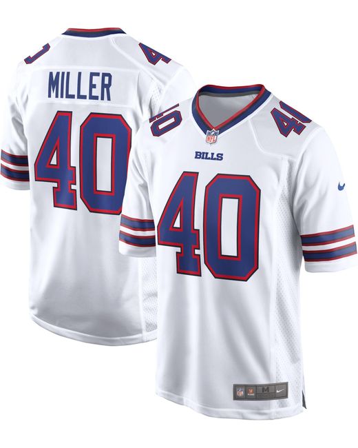 Nike Satin Buffalo Bills Von Miller #40 White Game Jersey for Men | Lyst Nike Satin Buffalo Bills Von Miller #40 White Game Jersey for Men | Lyst