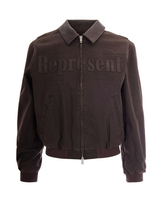 Represent Roscoe Whiskey Bomber Jacket in Brown for Men | Lyst UK