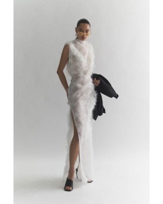 Maticevski Alabaster Gown in Gray | Lyst