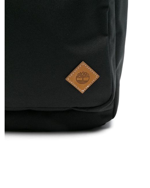 Timberland Logo-Patch Backpack in Black for Men | Lyst